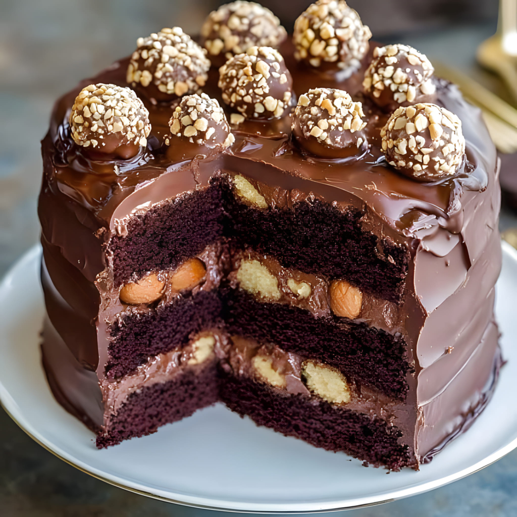 Ferrero Rocher Cake: A Luxurious Chocolate and Hazelnut Indulgence ...