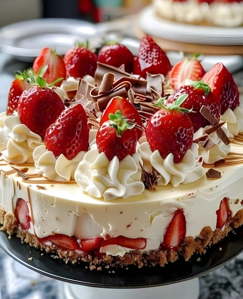 White Chocolate Strawberry Cheesecake: A Creamy, Fruity Delight - Famousbio