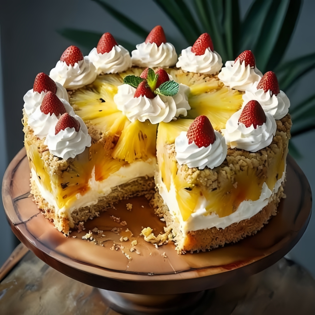 Juicy Pineapple Cake Recipe - Famousbio