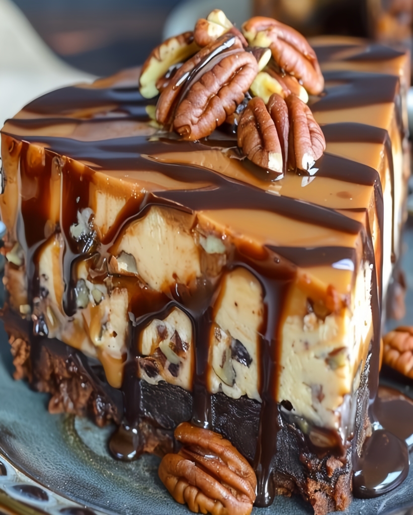 Turtle Brownie Cheesecake: The Ultimate Indulgence - Famousbio